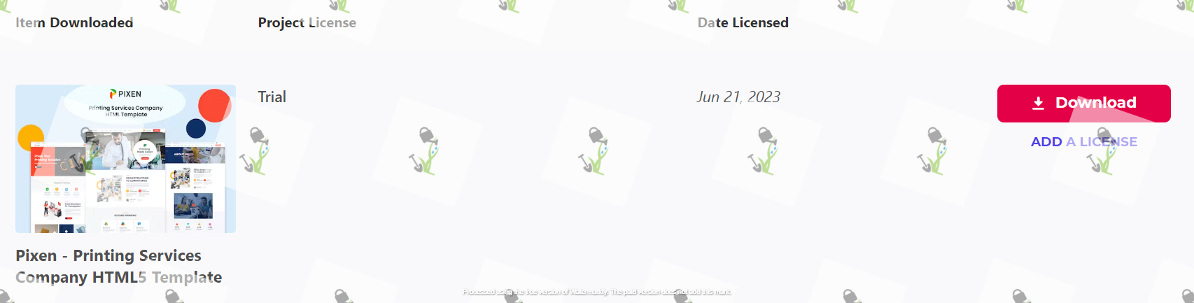 Pixen - Printing Services Company HTML5 Template download