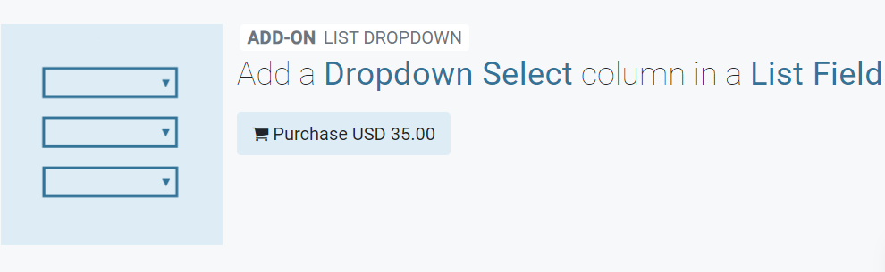 Download GravityWP – List Dropdown