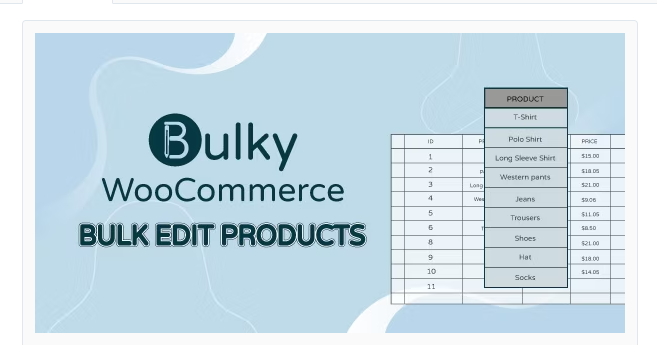 Bulky – WooCommerce Bulk Edit Products, Orders, Coupons