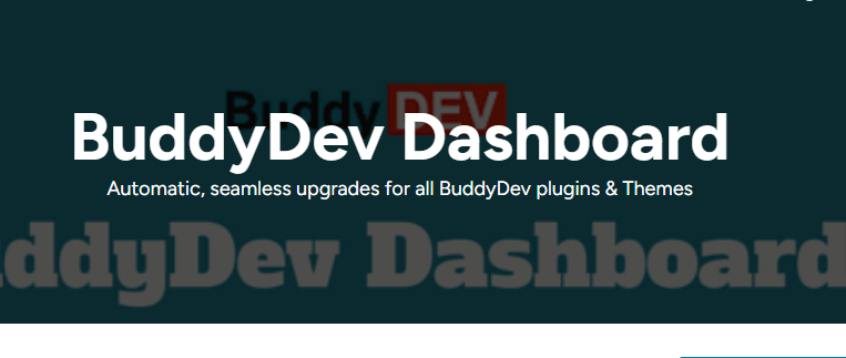 Download BuddyDev – Dashboard