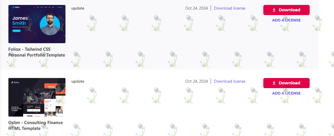 Foliox - Tailwind CSS Personal Portfolio Template