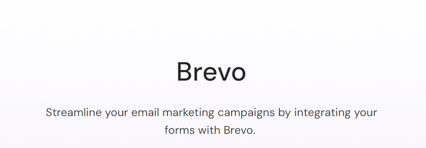 Download Everest Forms – Brevo