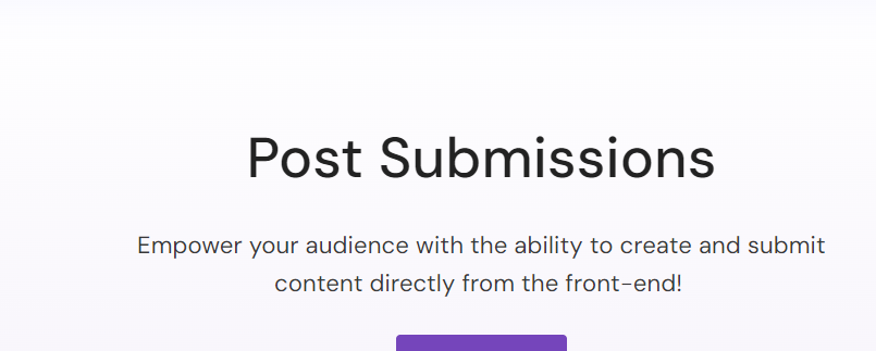 Download Everest Forms – Post Submissions