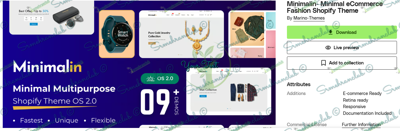 Minimalin - Minimal eCommerce Shopify Theme OS 2.0