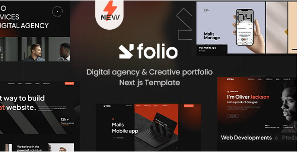 Webfolio - Creative Portfolio & Digital Agency Next-js Template