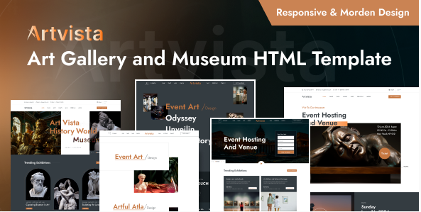Artvista - Art Gallery And Museum HTML Template