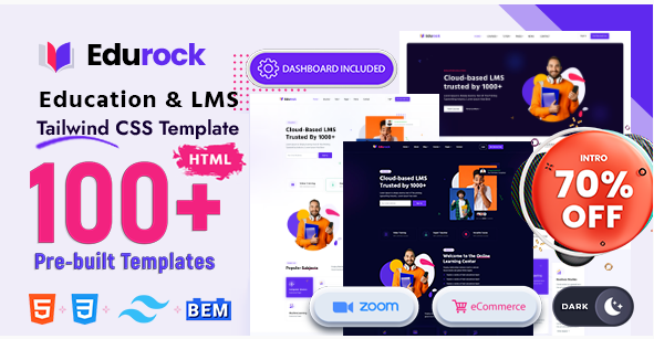 Edurock Tailwind Css Education Template
