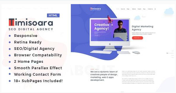 Timisoara - SEO /Digital Agency HTML5 Template