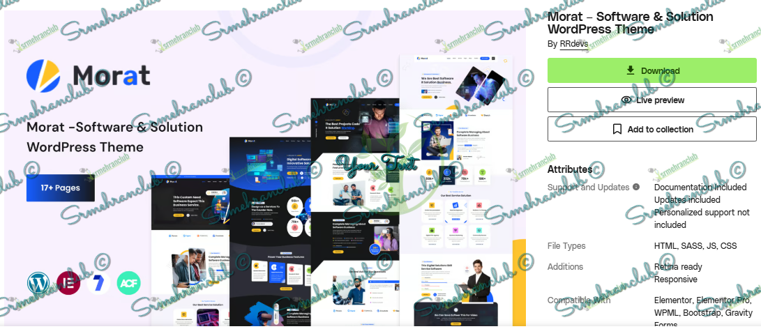 Morat – Software & Solution WordPress Theme