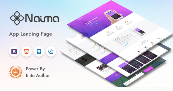 Naima - App Landing Page