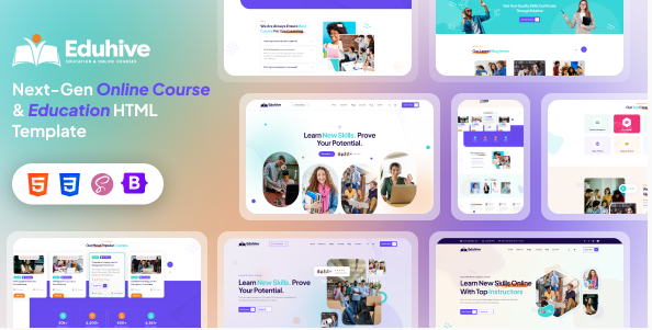 Eduhive - Education & Online Courses HTML Template