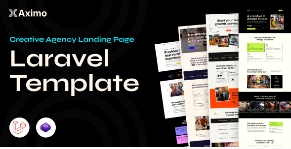 Aximo - Laravel 11 - Creative Agency Template