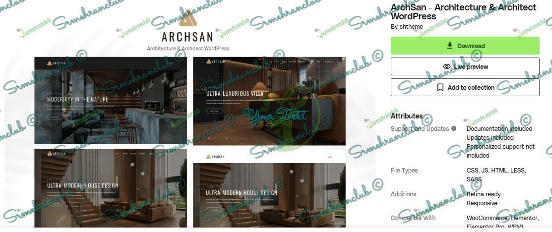 ArchSan - Architecture & Architect WordPress