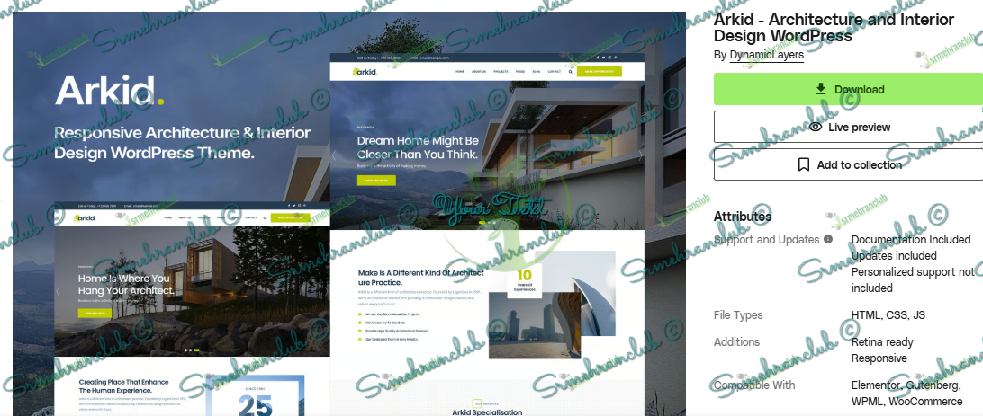 Arkid - Architecture and Interior Design WordPress Theme