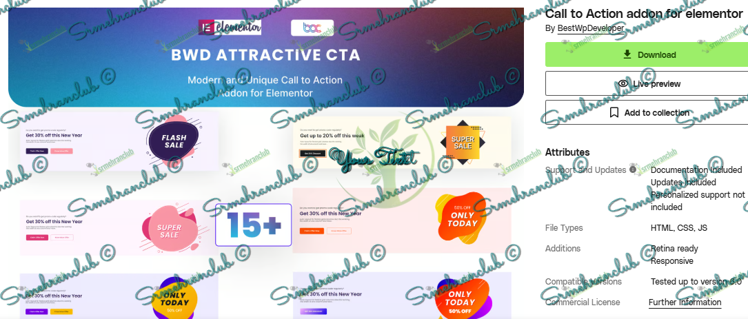 Download Call to Action addon for elementor