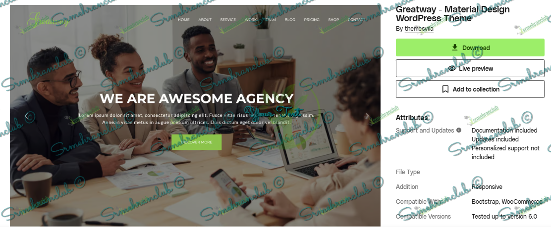 Greatway - Material Design WordPress Theme