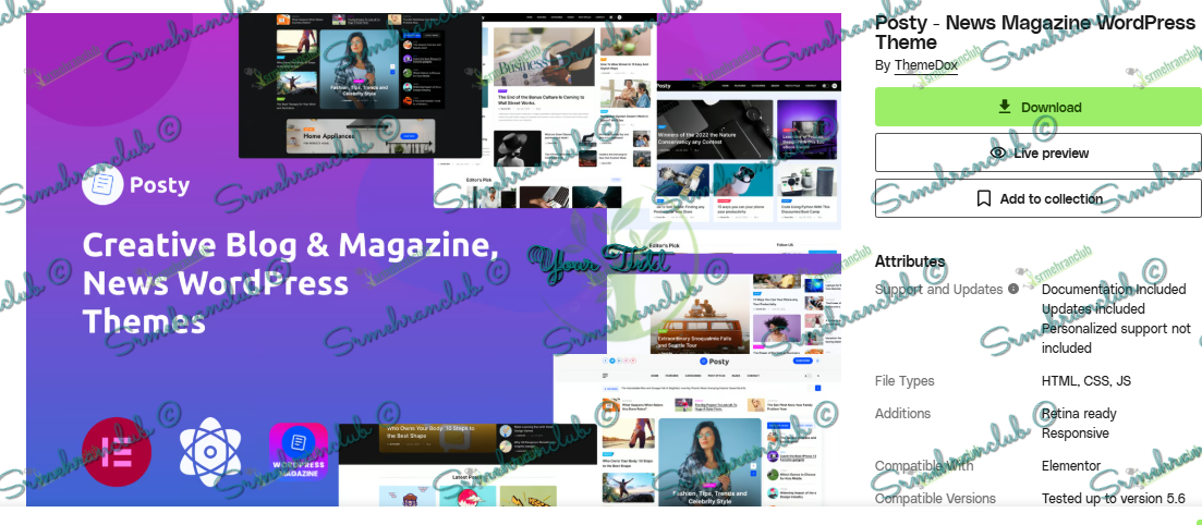 Posty - News Magazine WordPress Theme
