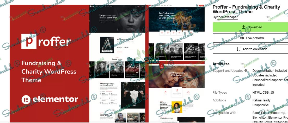 Proffer - Fundraising & Charity WordPress Theme