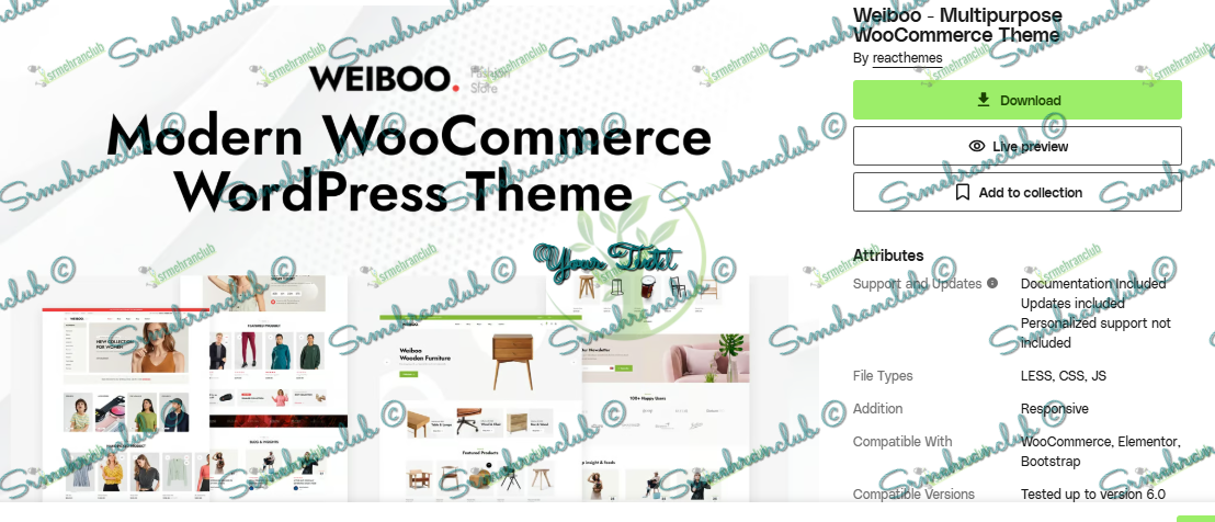 Weiboo - Multipurpose WooCommerce Theme