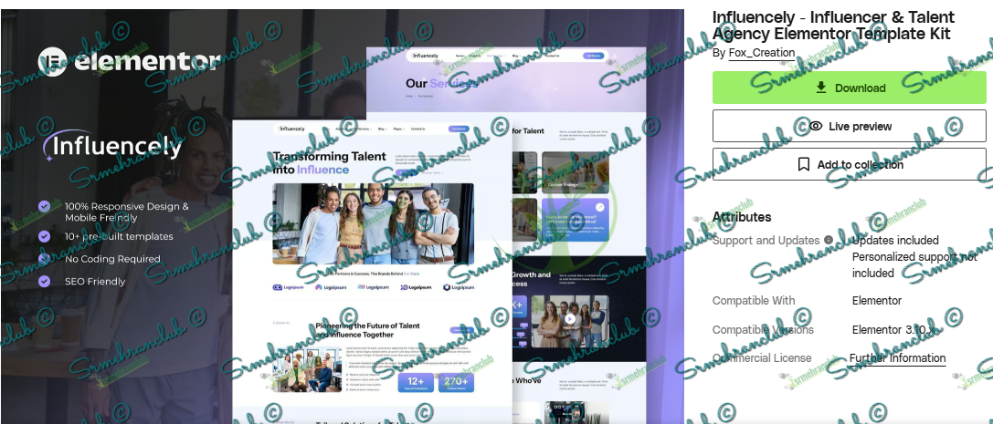 RYTMVvEa-Influencely-Influencer-Talent-Agency-Elementor-Template-Kit ...