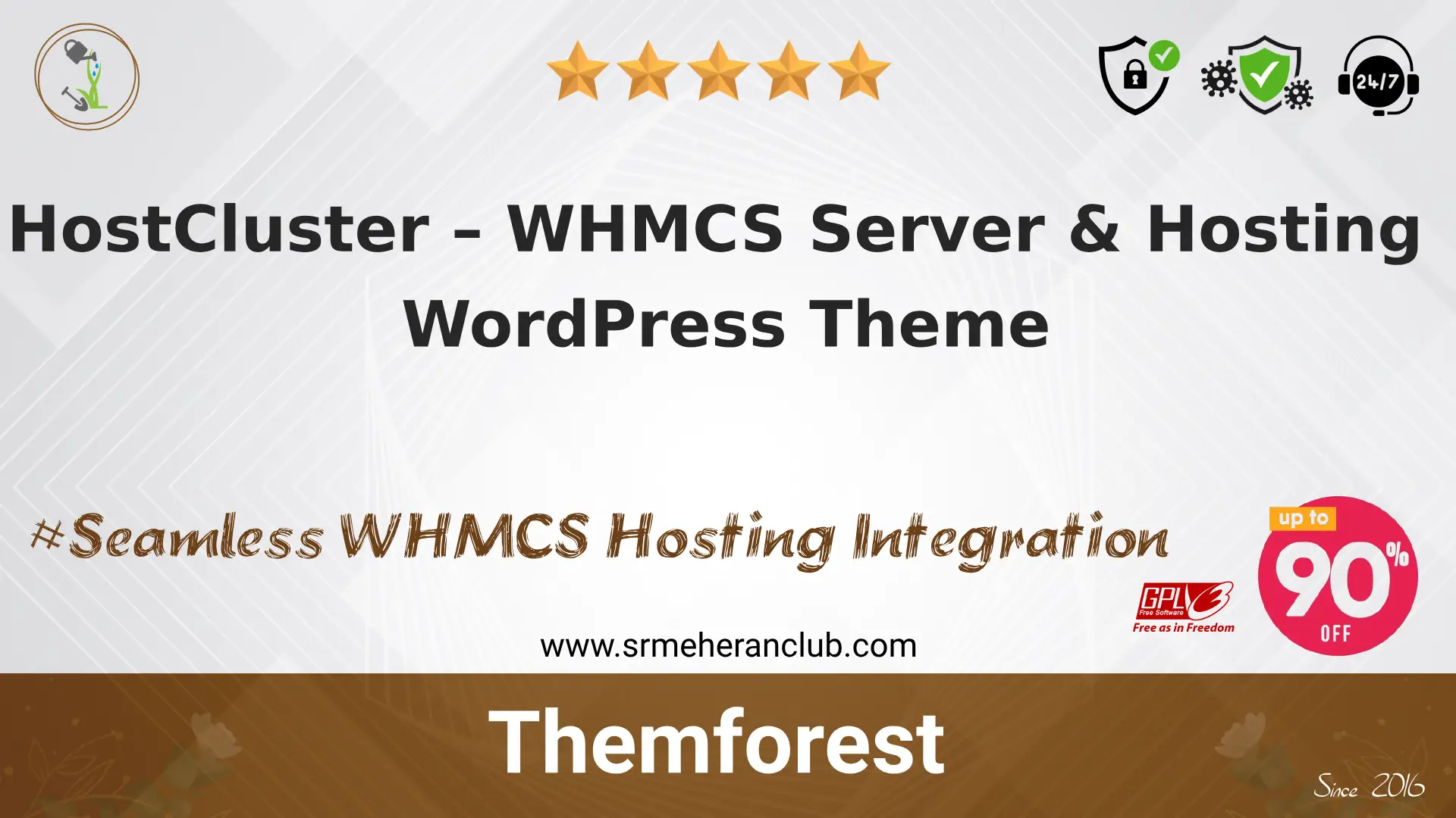 HostCluster – WHMCS Server & Hosting WordPress Theme