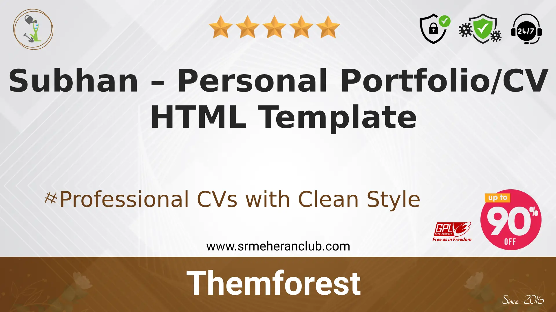 Subhan - Personal Portfolio/CV HTML Template