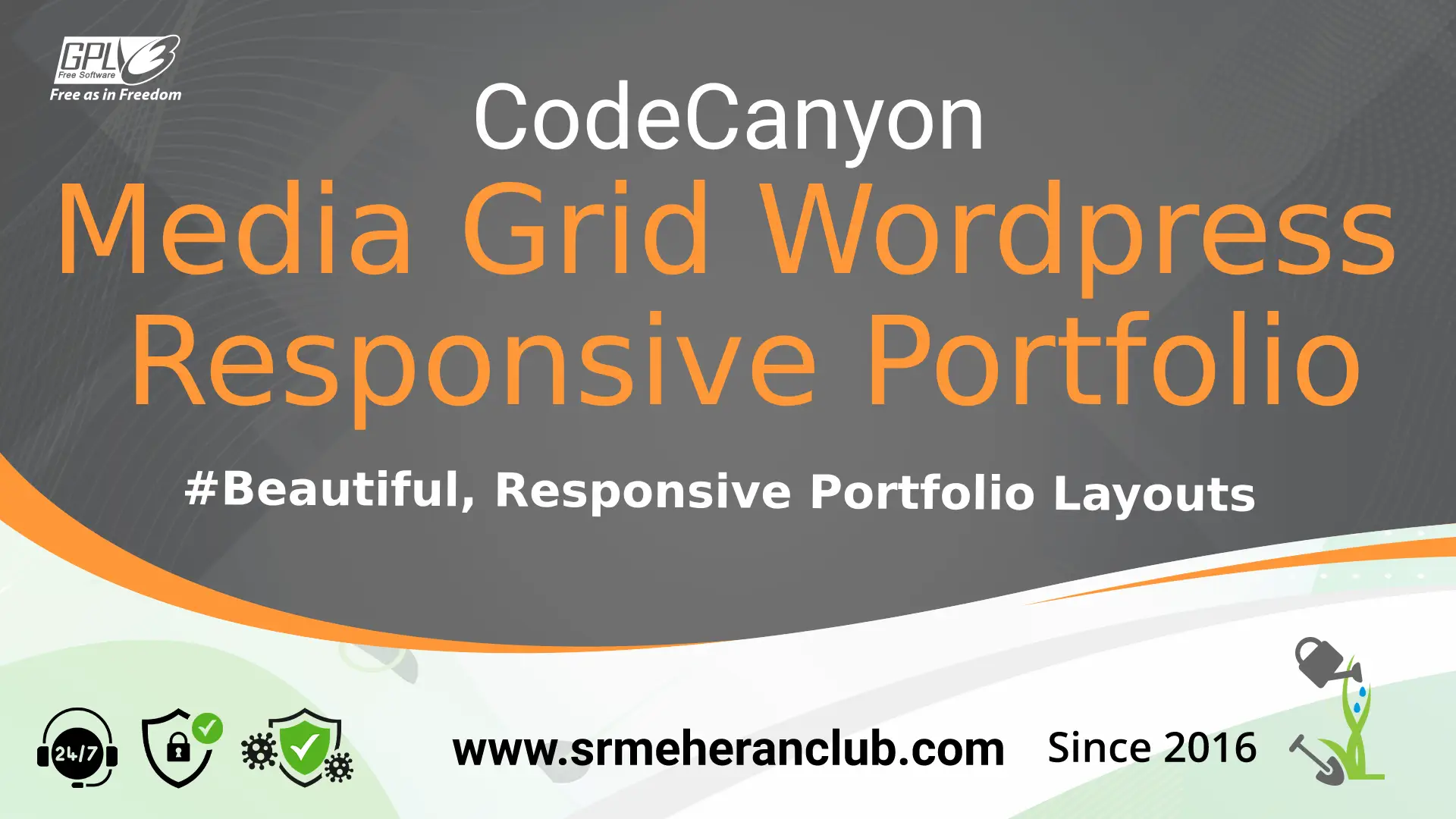 Media Grid Wordpress Responsive Portfolio