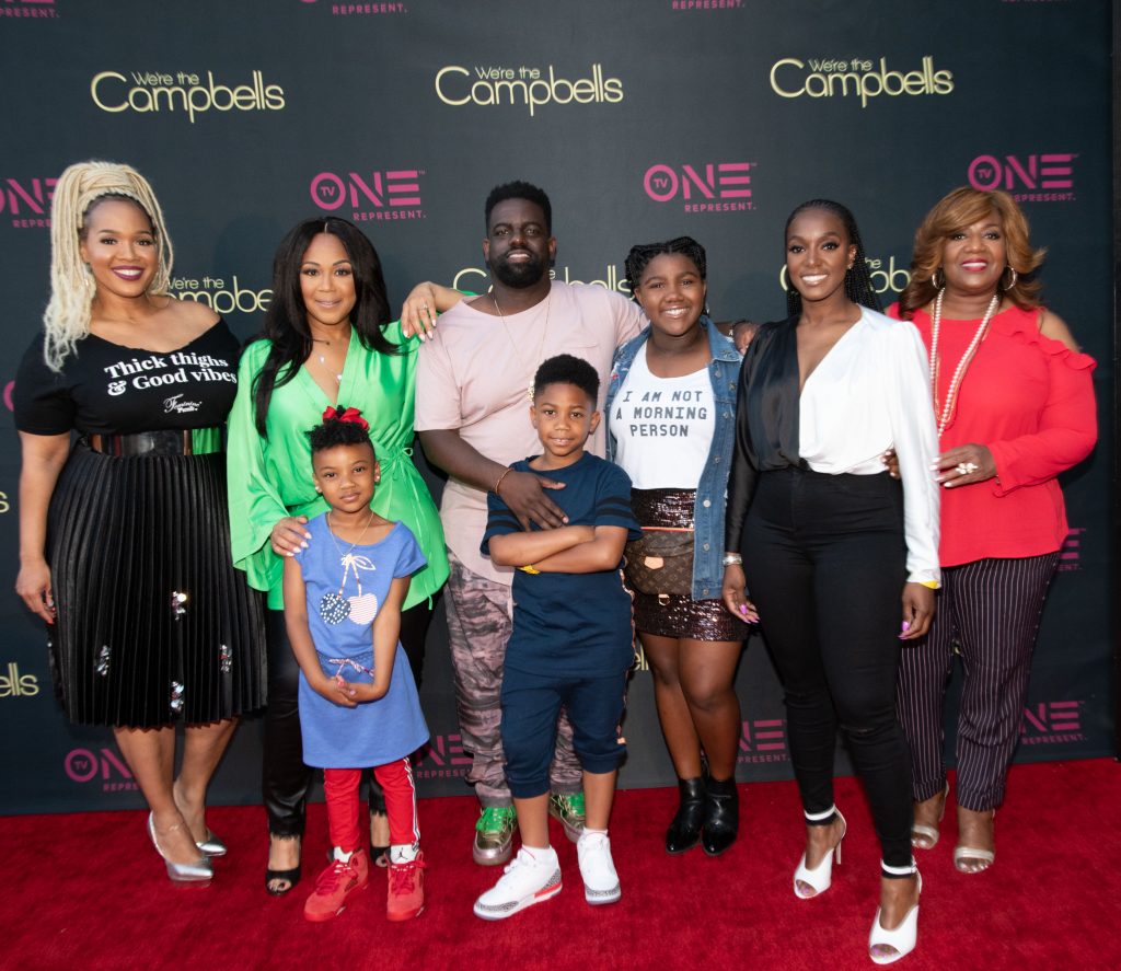 Erica & Warryn Campbell at Red Carpet Premiere of TV One's "We're The ...